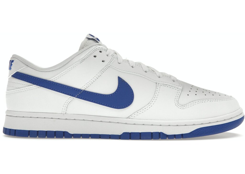 Nike Dunk Low White Hyper Royal – CACTUS KICKS